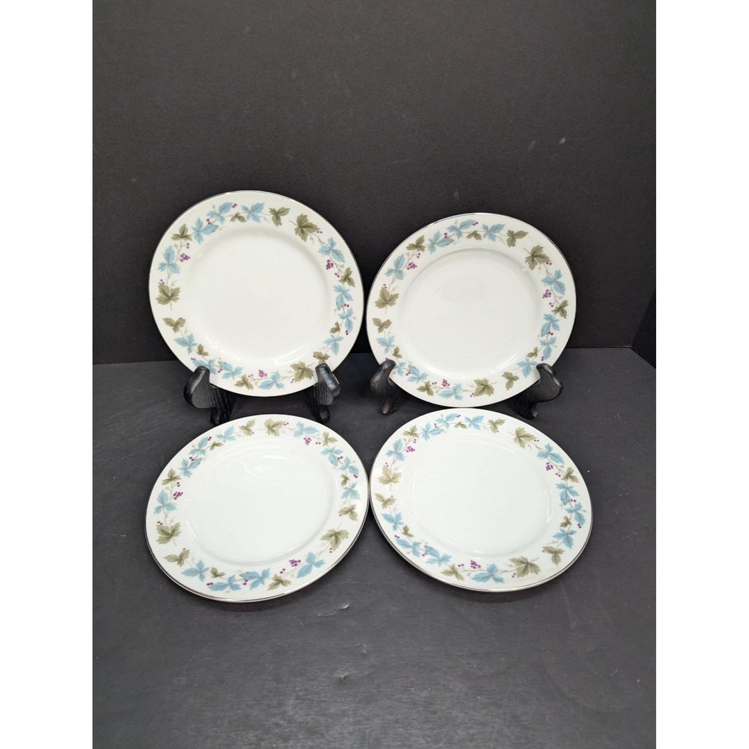 Vintage Fine China Japan MS6701 Grapes and Vines Pattern Bread Plate ...
