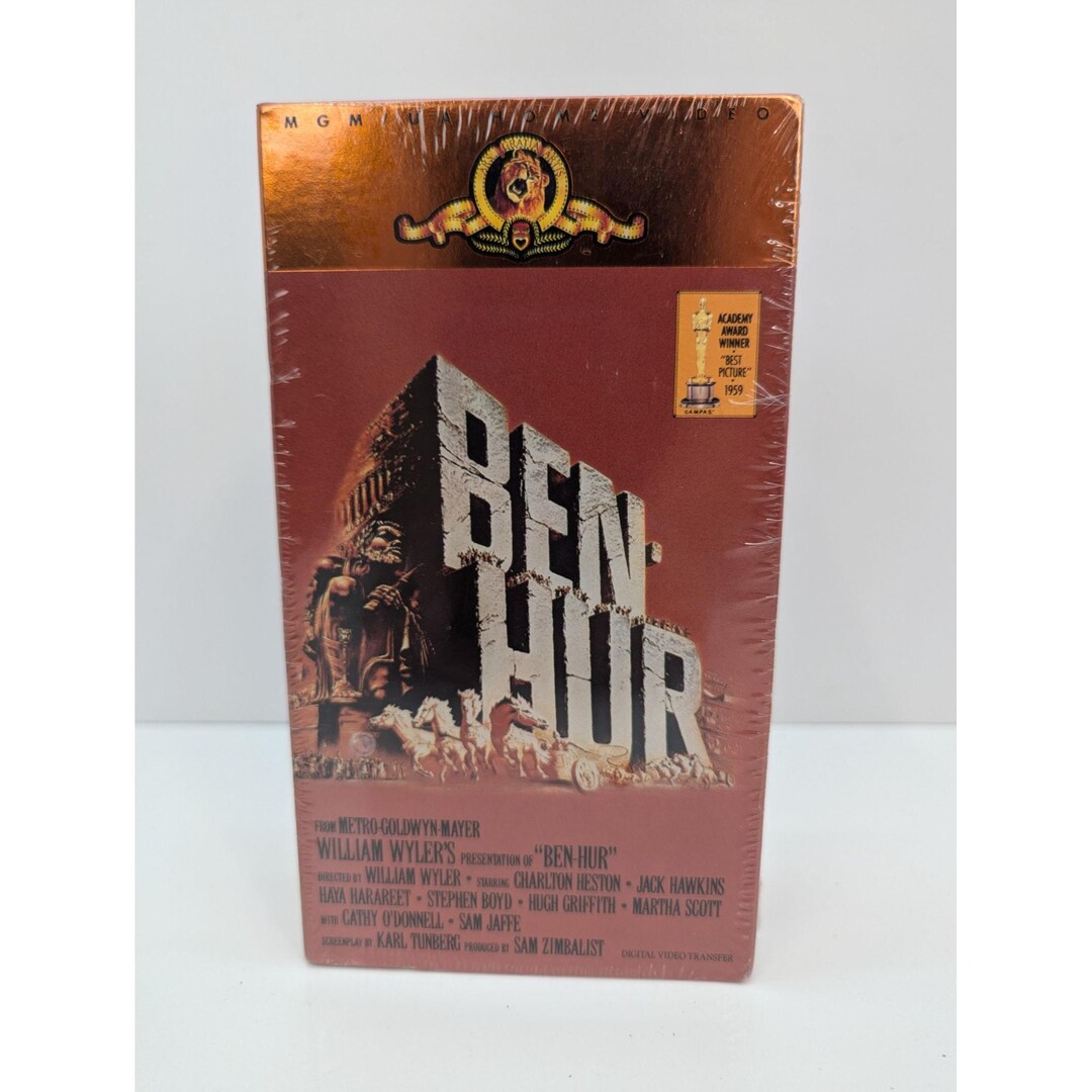 Ben-hur MGM/UA Home Video VHS M9000041988 Turner Entertainment Company ...