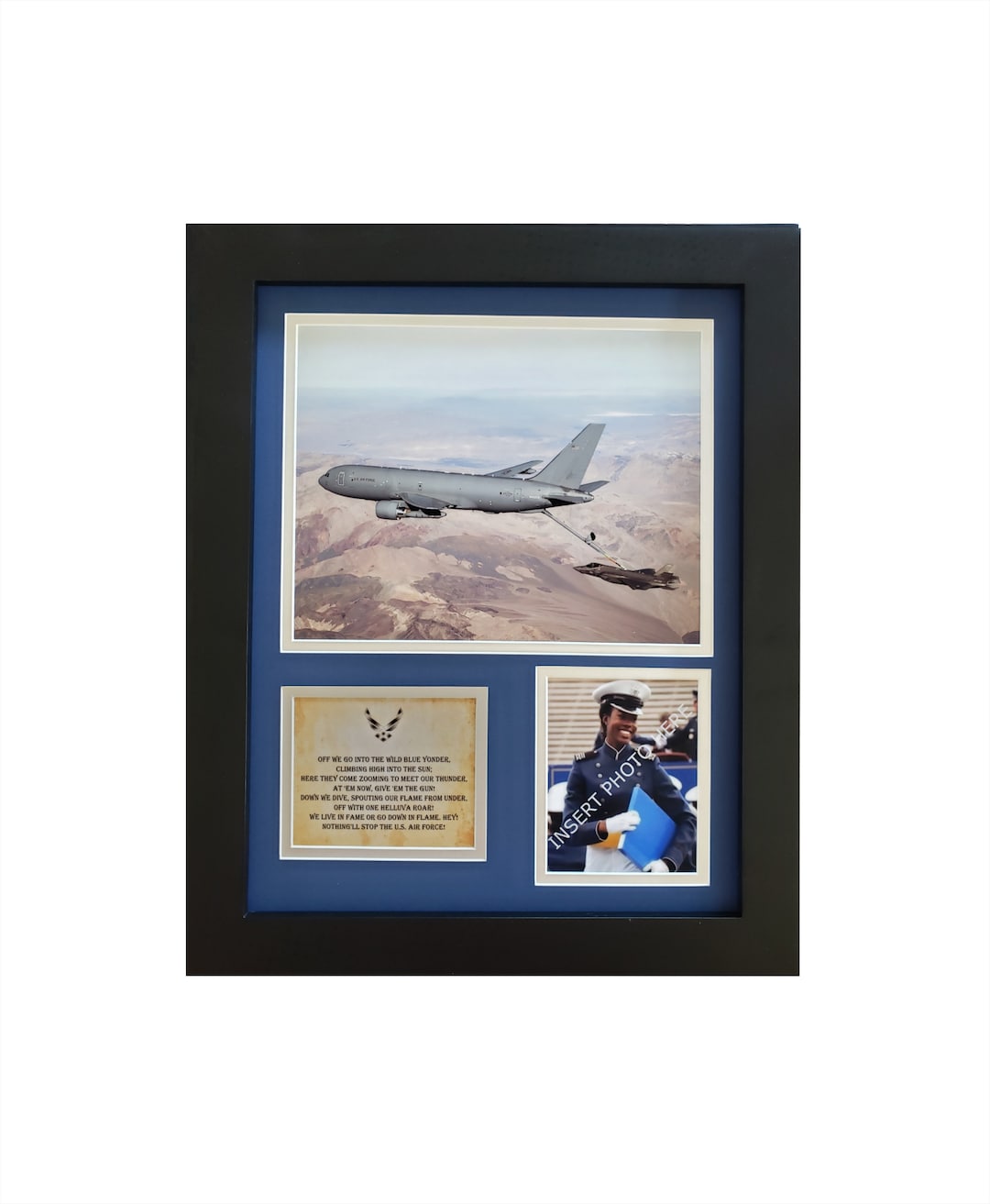Personalized Air Force Frame 13x16 - USAF Military Gift -military Mom ...