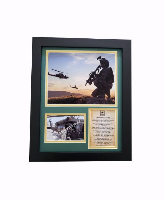 Personalized Army Frame 13x16 USA Military Gift Military | Etsy