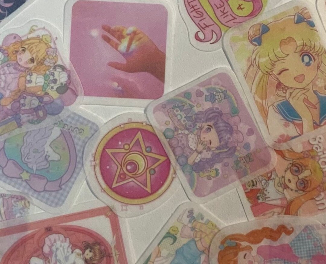 Sailor Moon Magical Girl Kawaii Aesthetic Cute Sticker Pack 98 Pcs - Etsy