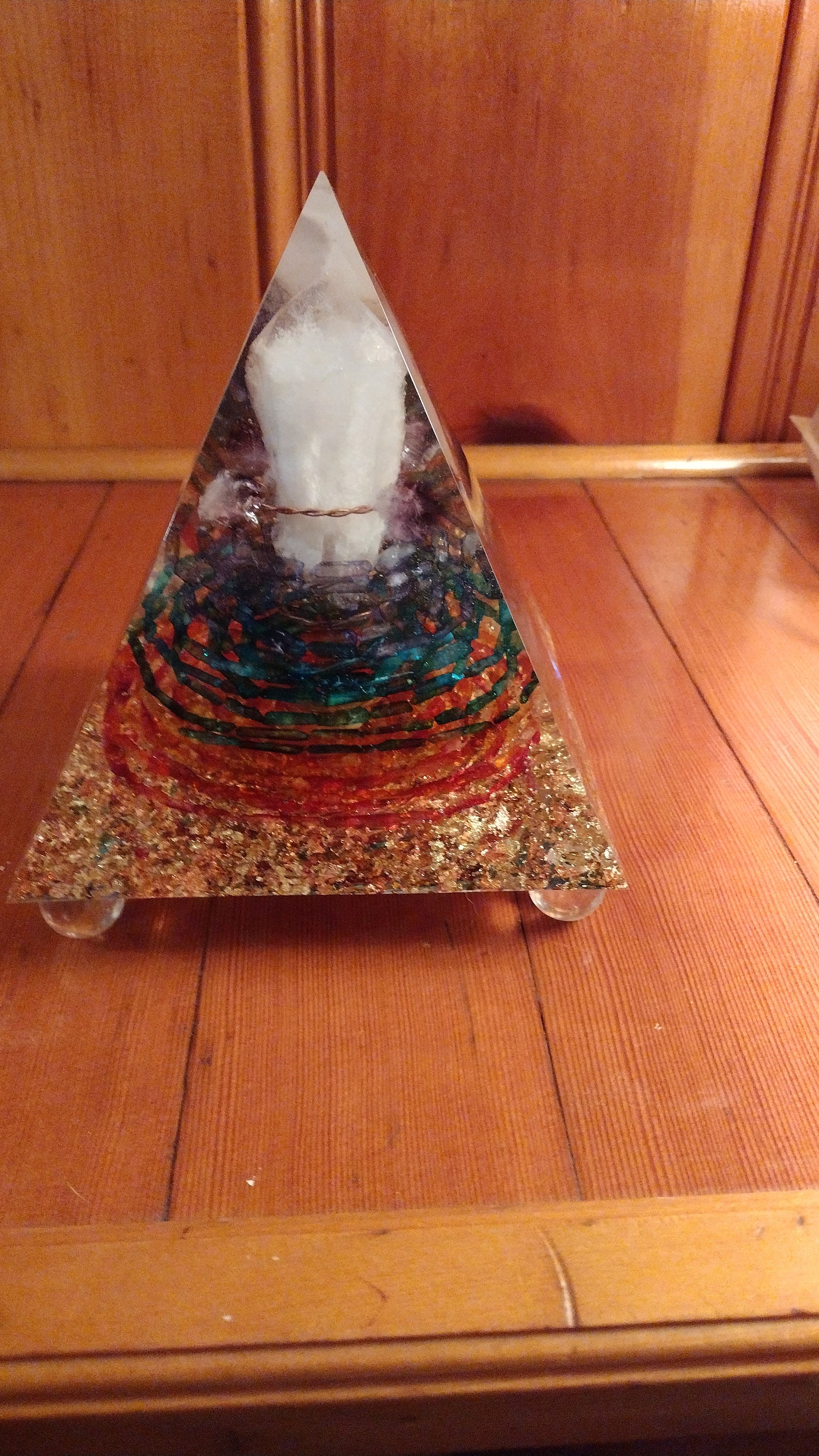 Organite Chakra Pyramid - Etsy