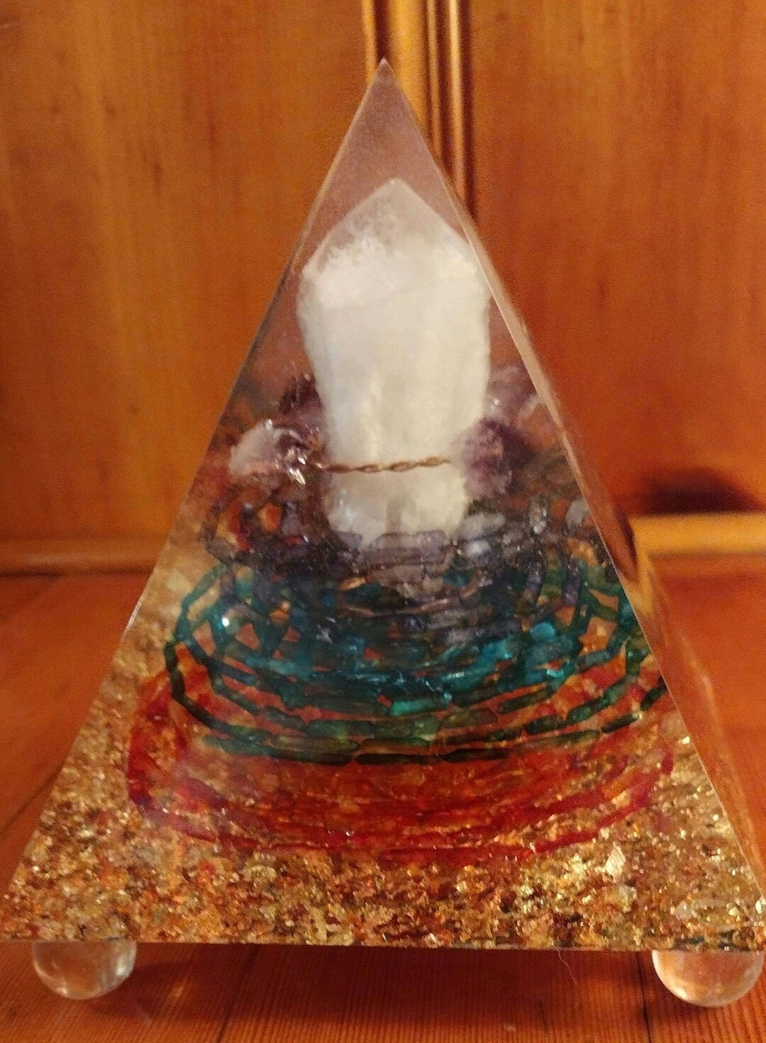 Organite Chakra Pyramid - Etsy