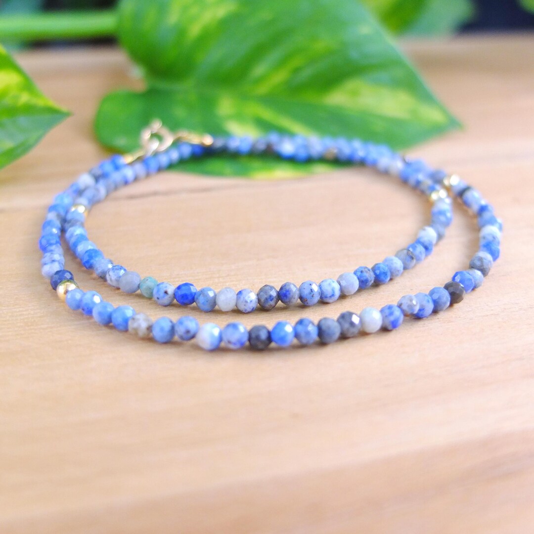 Raw and Shaded Lapis Lazuli Necklace With Round Gold Filled Ball - Etsy Raw and Shaded Lapis Lazuli Necklace With Round Gold Filled Ball - Etsy