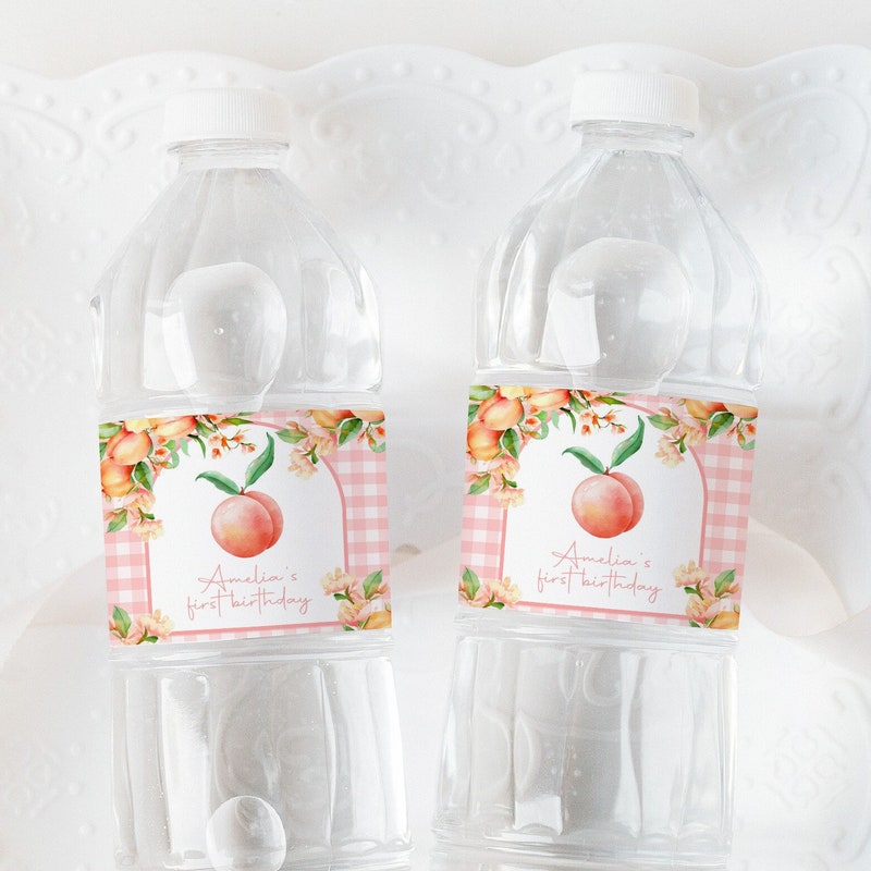 Peach Labels - Etsy