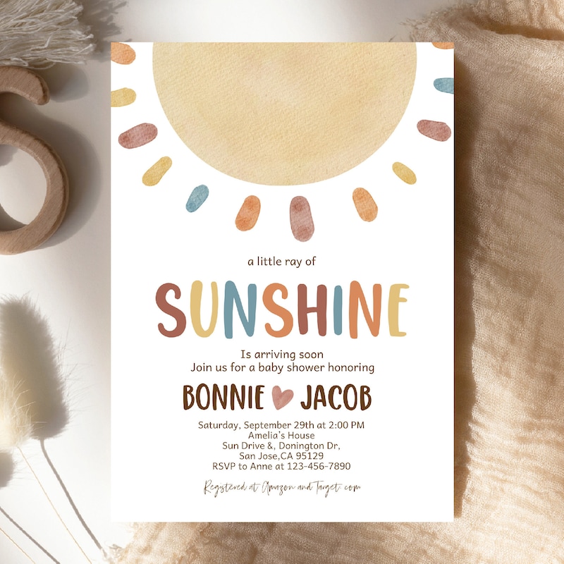 Sunshine Invites - Etsy