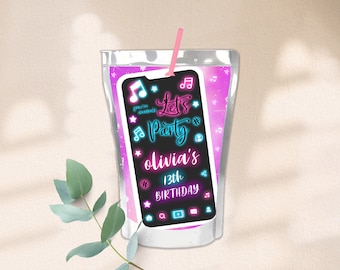 Birthday Labels Tiktok - Etsy