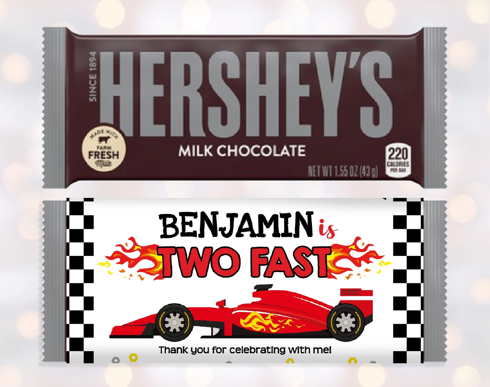 Race Car Candy Bar Wrapper Racing Car Chocolate Wrappers Boy - Etsy