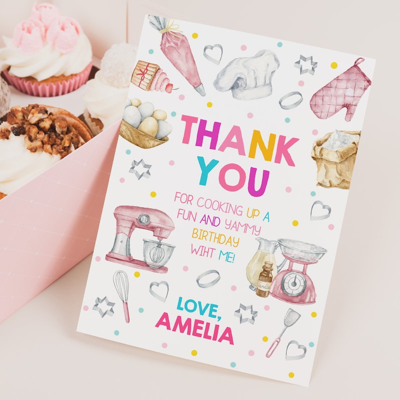 Chef Thank You Card - Etsy