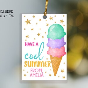 Summer Gift Tags Break End of School Year Kids Party Favor Last Day ...
