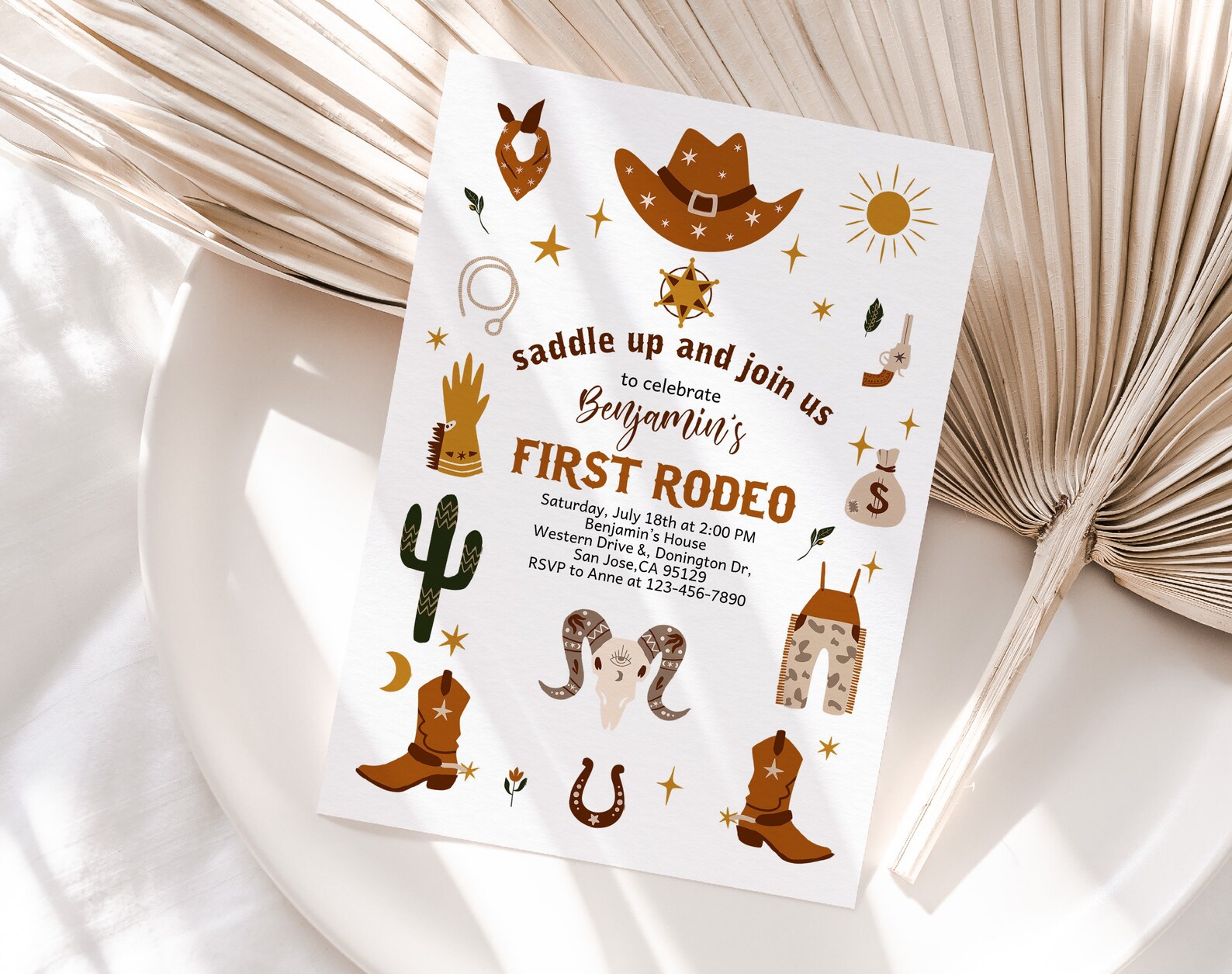 Western Invitation Birthday Party Country Invites Wild West - Etsy