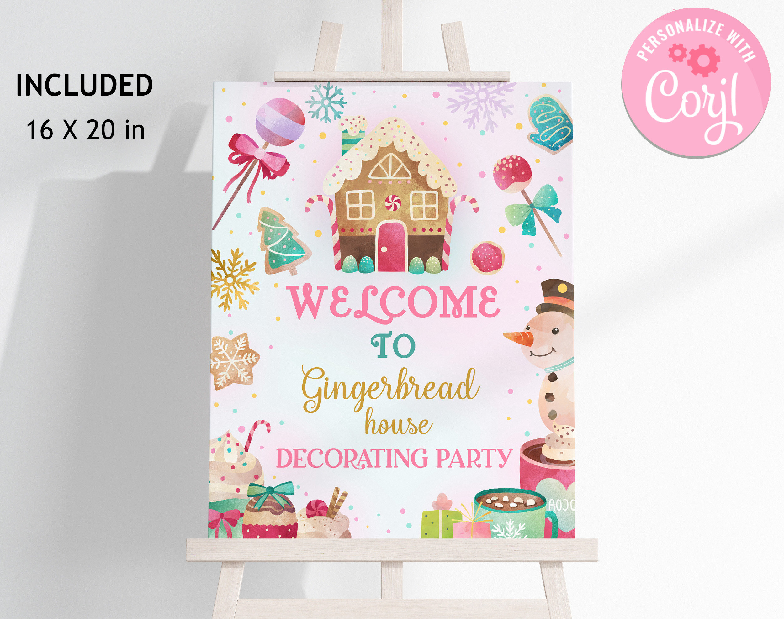 Gingerbread House With Porch Template