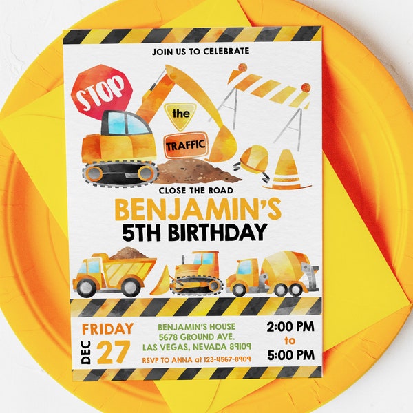 Digger Invite - Etsy