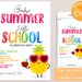 End of Summer Party Invitation Back to School Invites First Day of ...