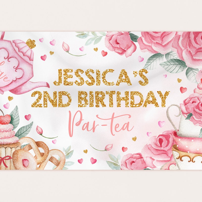 Tea Party Backdrop - Etsy
