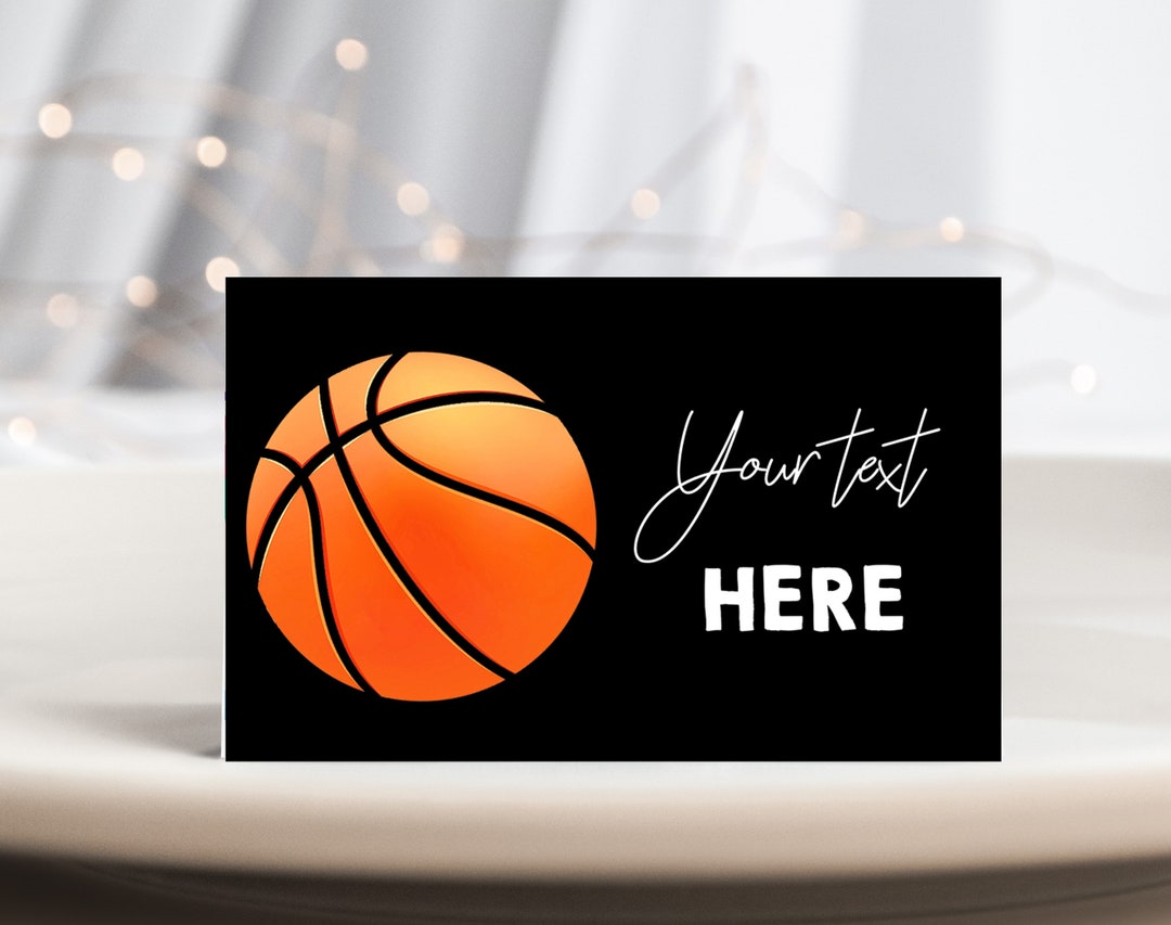 Basketball Food Tents Girl Boy 13th Birthday Party Decor Sports Team ...