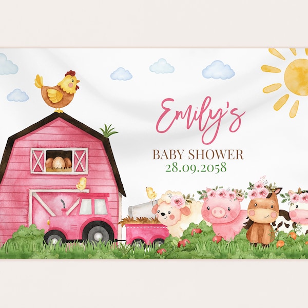 Farm Baby Shower - Etsy