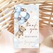 Teddy Bear Birthday Gift Tags Beary First Boy Birthday Party Favor Tags ...