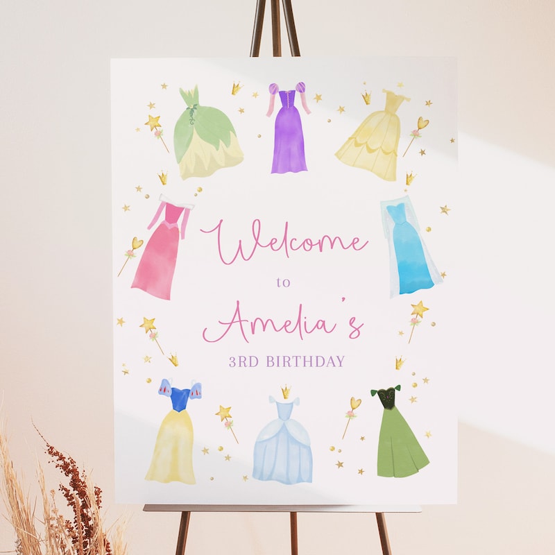 Dress up Princess Sign - Etsy