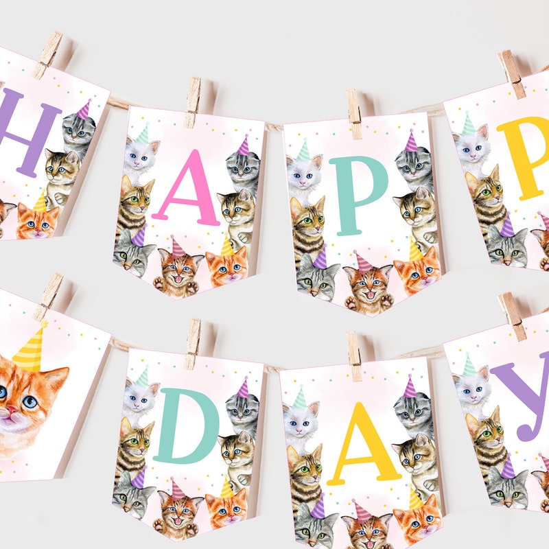 Cat Banner - Etsy