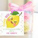 Lemon Thank You Tag Lemonade Party Gift Tags Baby Shower Favor - Etsy
