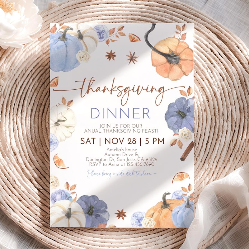 Friendsgiving Invitation - Etsy