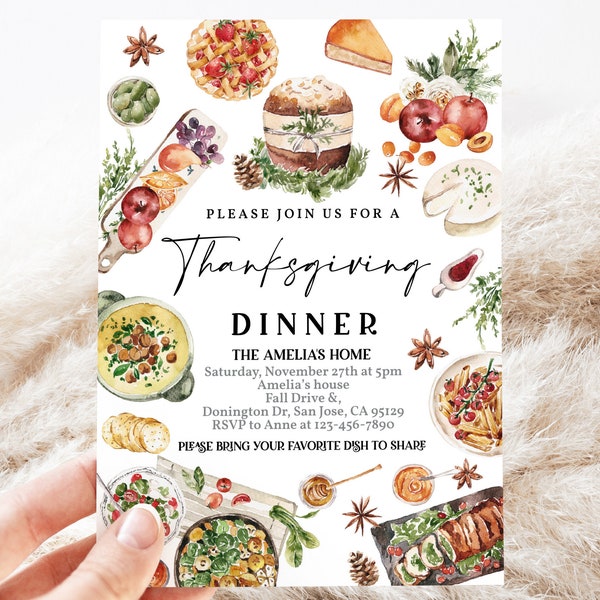 Fall Gathering Invitation - Etsy