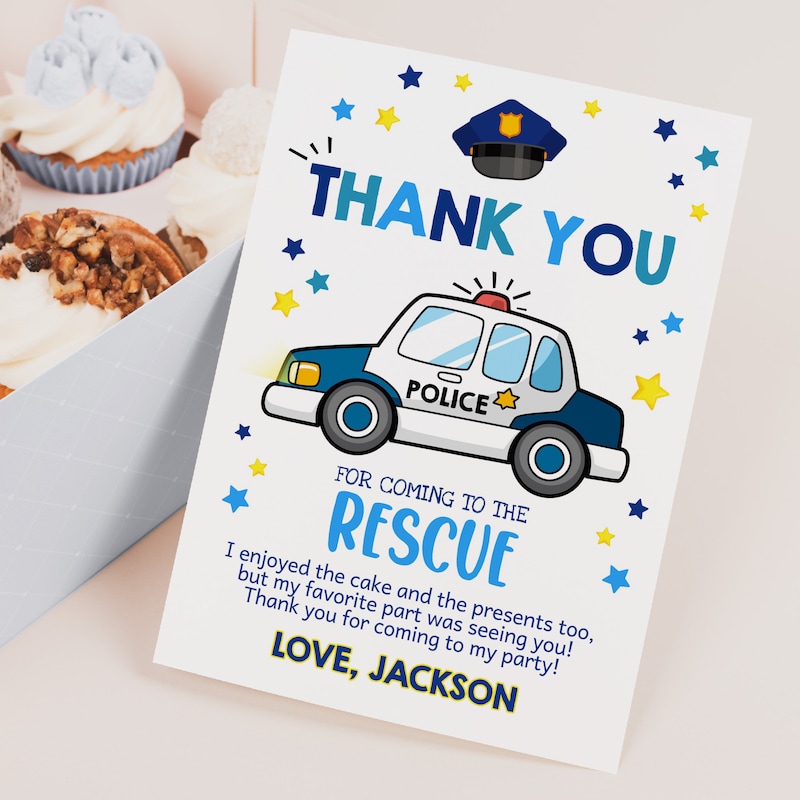 Police Officer Card - Etsy