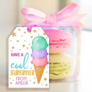 Summer Gift Tags Break End of School Year Kids Party Favor Last Day ...
