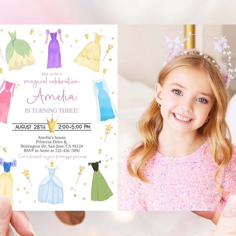 Princess Invitation - Etsy
