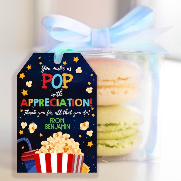 Teacher Appreciation Popcorn - Etsy