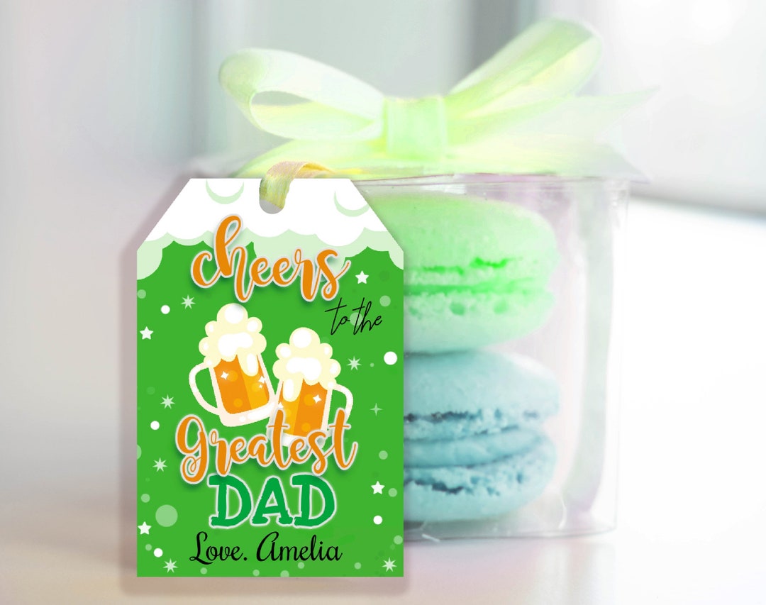 Happy Father's Day Beer Gift Tag Cheers to the World's Greatest Dad ...