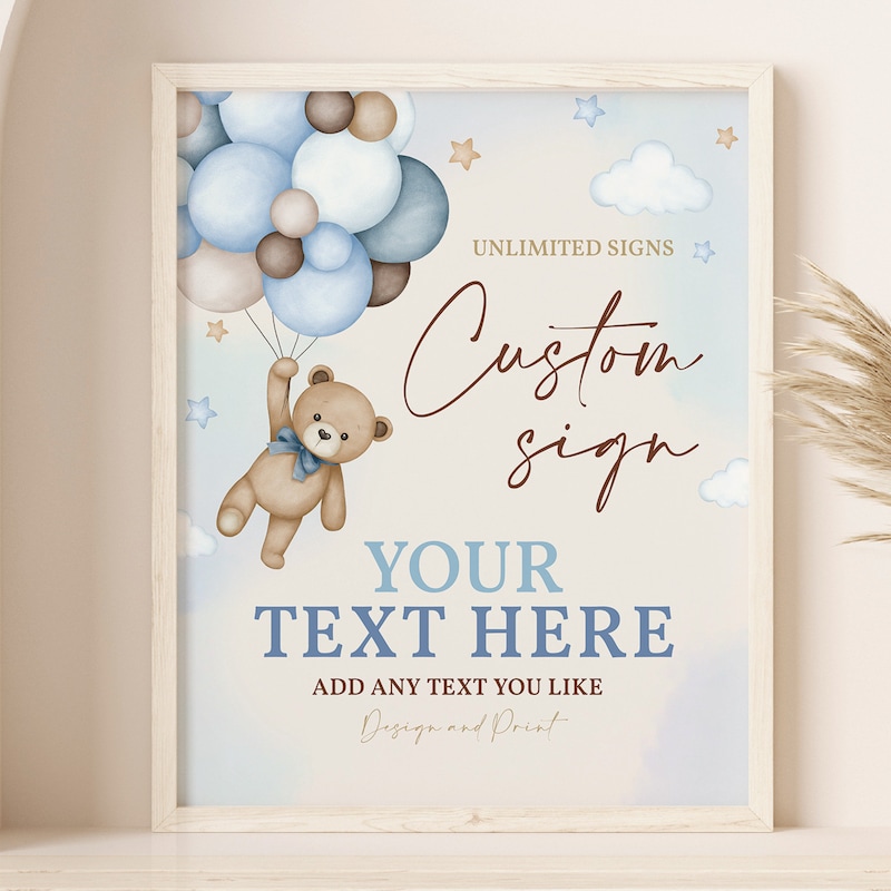 Neutral Balloons and Logo - Etsy