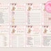 Teddy Bear Baby Shower Games Set Printable Fall Autumn Gender Neutral Party Bundle Emoji ...