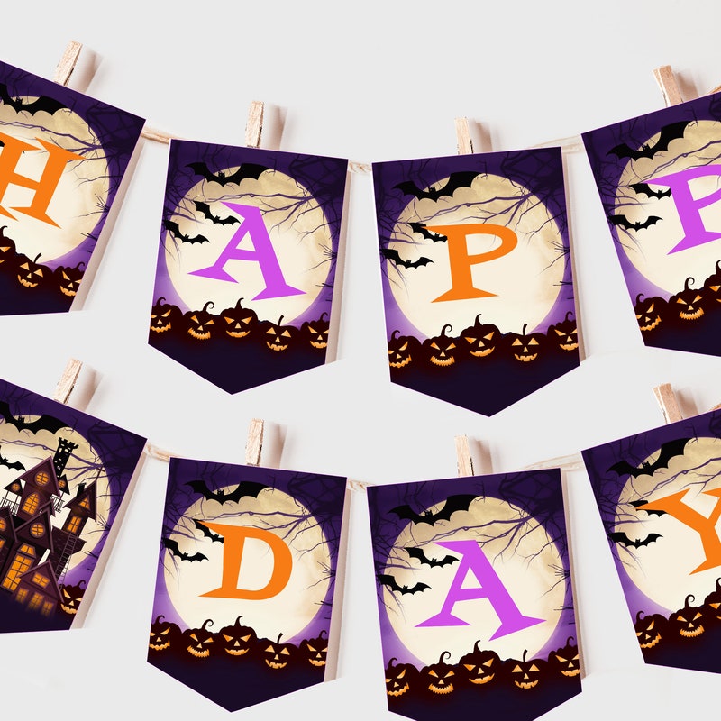 Halloween Banner - Etsy