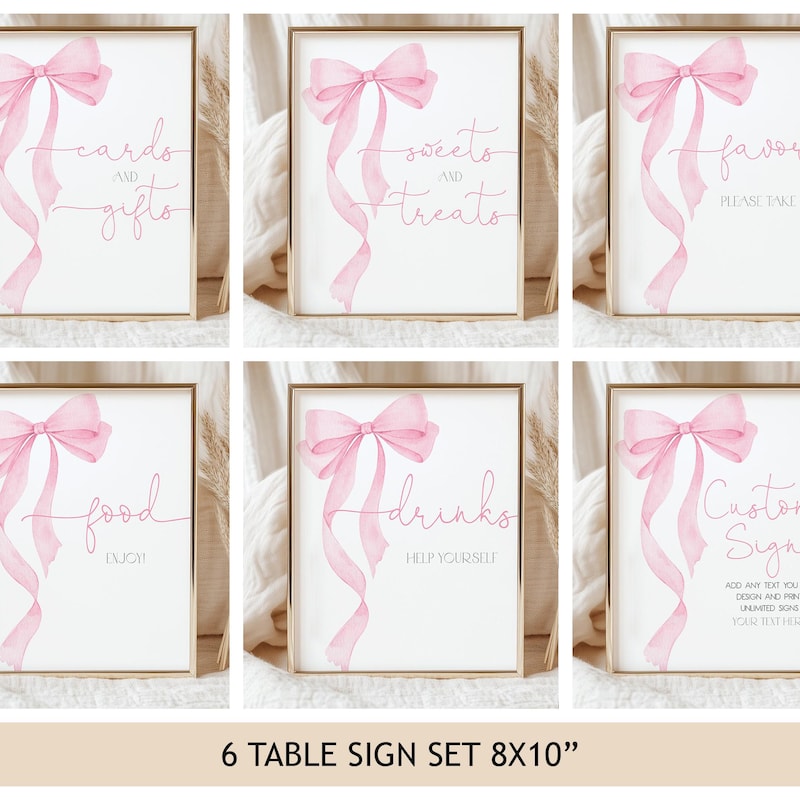 Soft Pink Table Numbers - Etsy
