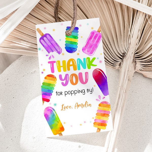 Popsicle Gift Tag - Etsy