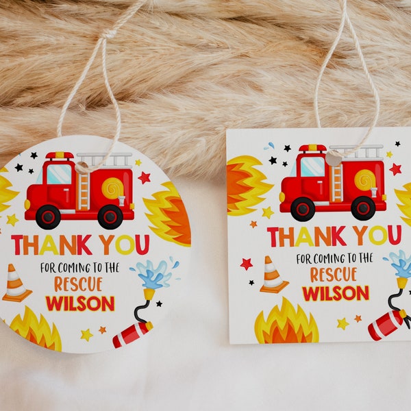Fireman Thank You - Etsy
