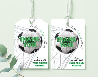 Soccer Ball Tag - Etsy