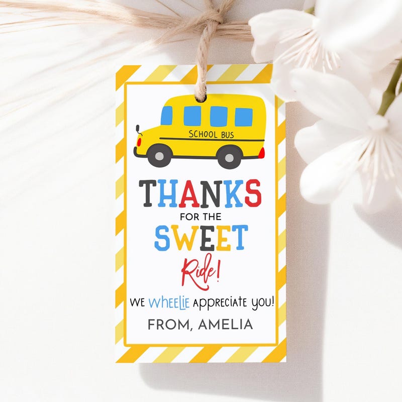 Bus Driver Thank You - Etsy