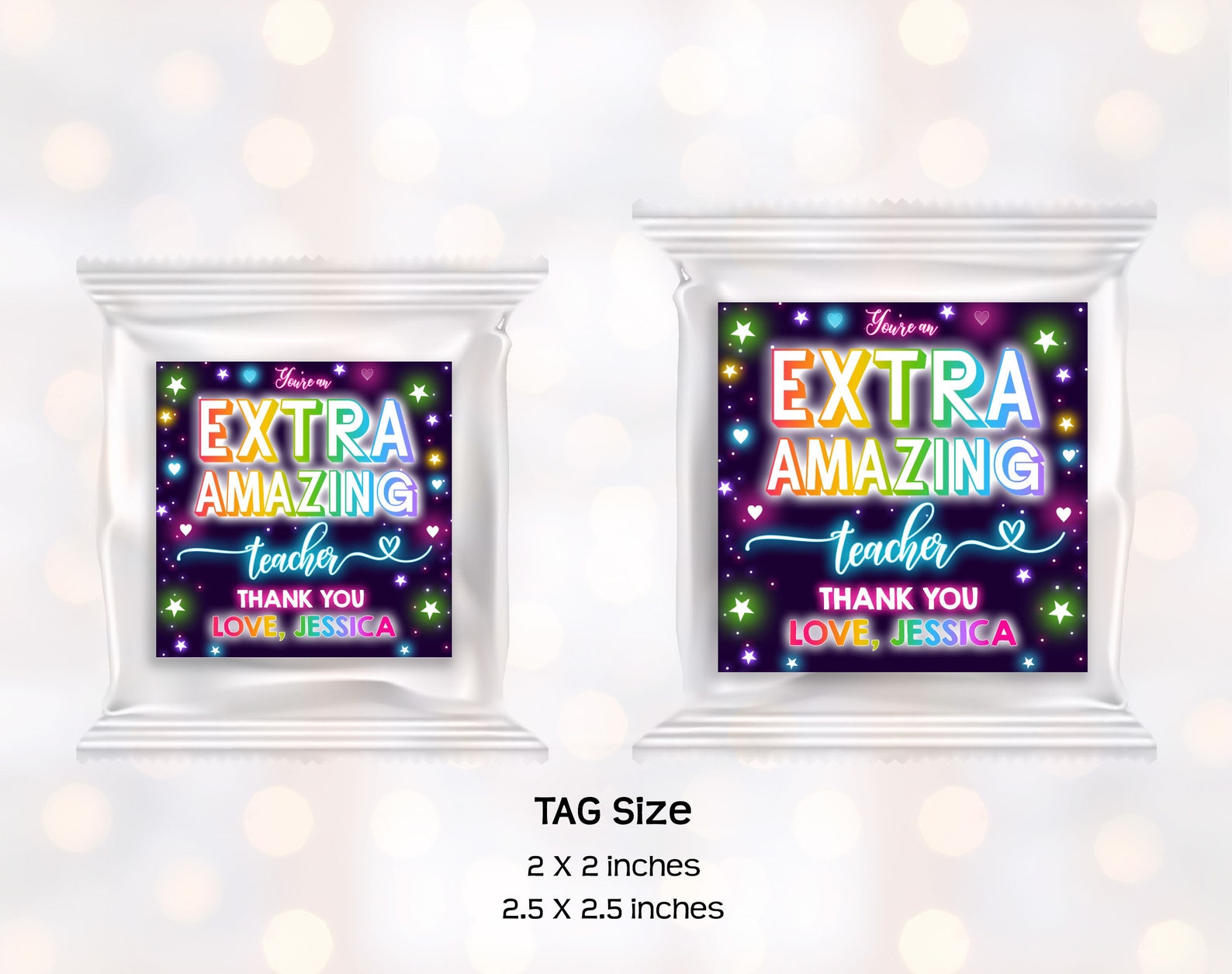 EDITABLE You're an Extra Amazing Teacher Appreciation Gift - Etsy