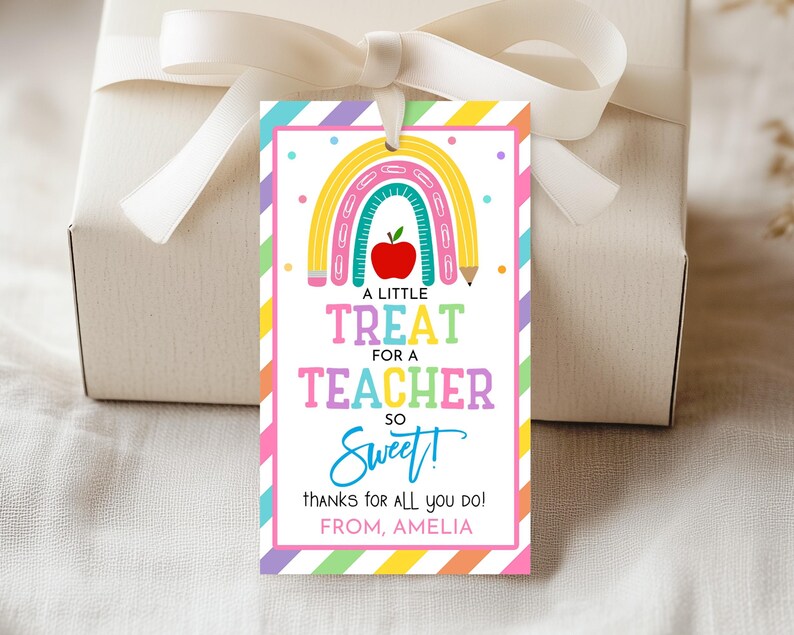 A Little Treat for A Teacher so Sweet Tag Teacher Appreciation Week ...