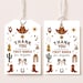 Western Favor Tags Western Party Gift Tags Wild West Birthday - Etsy