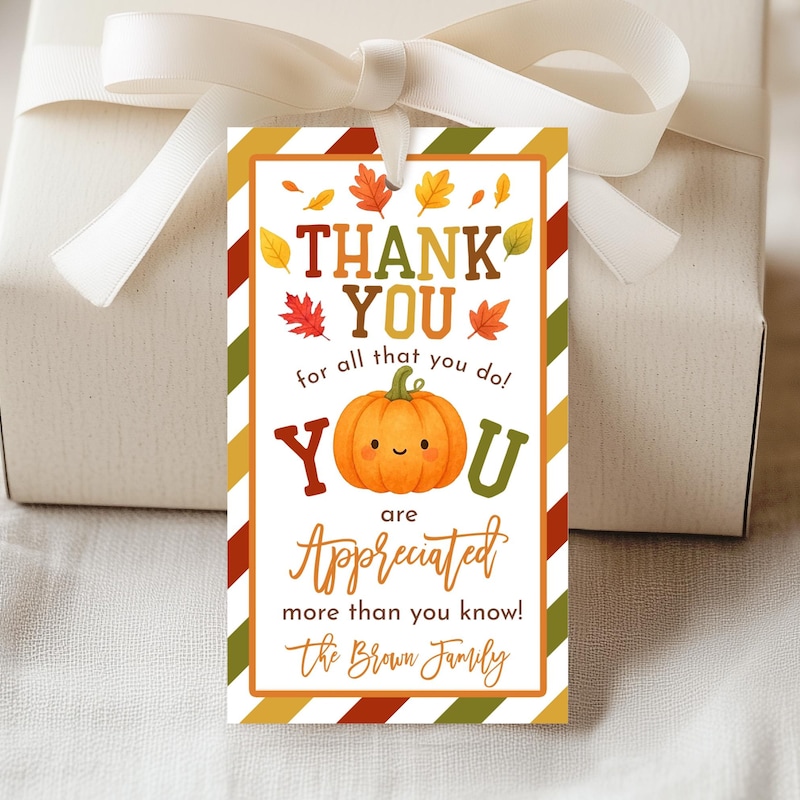 Fall Thank You Cards - Etsy