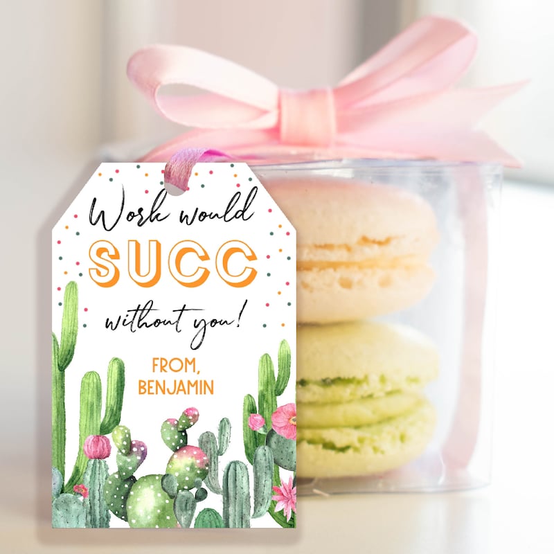 Succulent Gift Tag - 60+ Gift Ideas for 2026