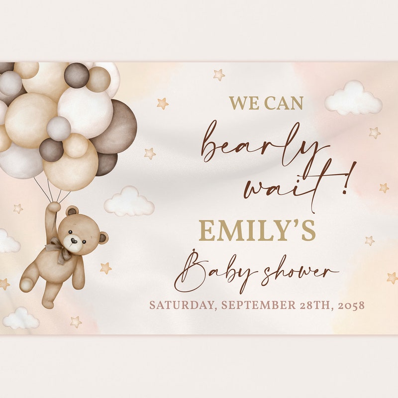 Baby Shower Backdrop - Etsy