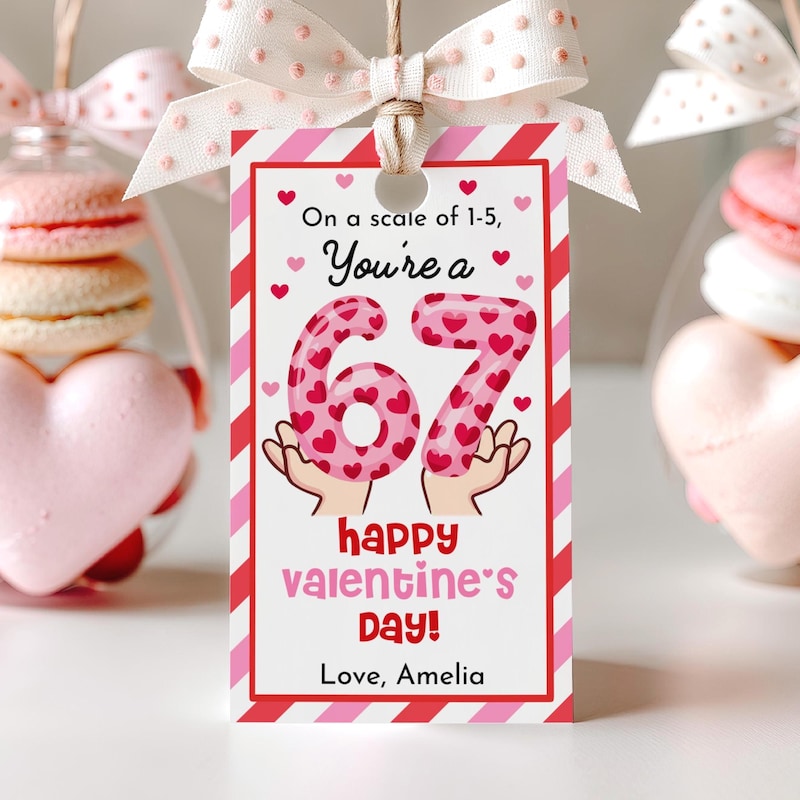 67 Valentines Tag - Etsy