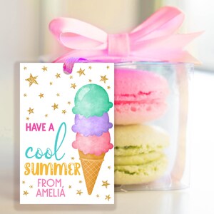 Summer Gift Tags Break End of School Year Kids Party Favor Last Day ...