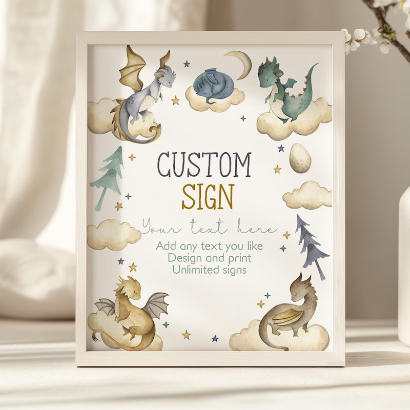 Dragon Poster Background - Etsy