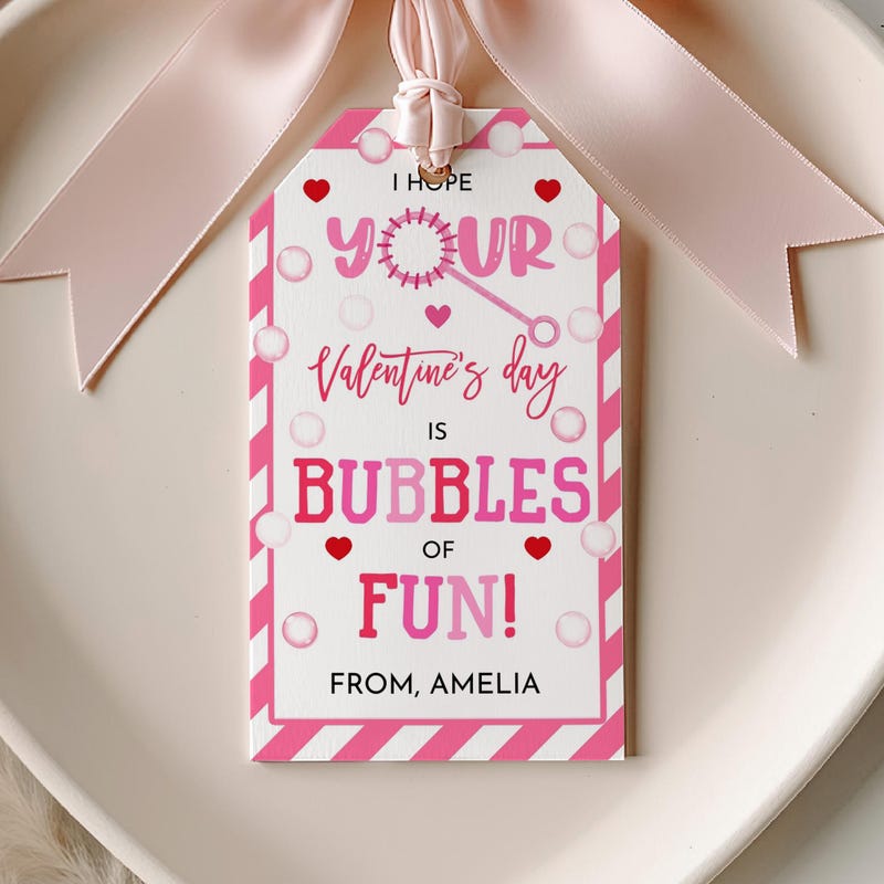 Bubbles Tag - Etsy
